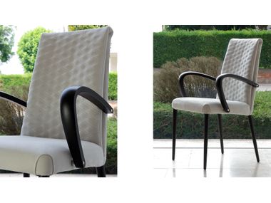 SOFT Upholstered leather chair By Reflex | design Riccardo Lucatello
