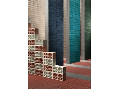 Modular terracotta Partition wall SPLIT Split & Fornace Collection By ...