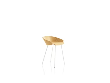 KARL Low wooden stool By FREZZA | design Luca Nichetto
