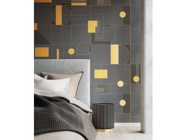 SUGGESTIONI GEOMETRICHE wallpaper By beWall design Marta Palmisano