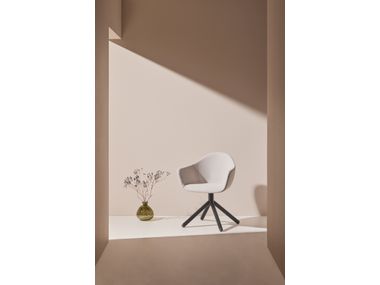 NOMAD Swivel fabric chair with armrests By Blasco&Vila | design Pablo ...