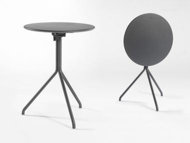 LOL PLUS Drop-leaf metal table By GABER | design Forsix