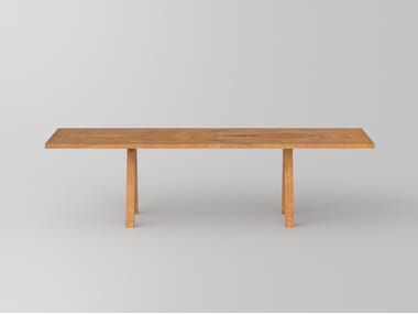 PAPILIO Rectangular solid wood table By Vitamin Design | design GG ...