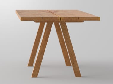 PAPILIO Rectangular solid wood table By Vitamin Design | design GG ...