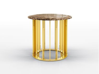 TRITON | Marble coffee table Triton Collection By BRUNO ZAMPA