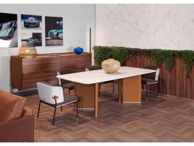 V214 Rectangular marble table By Aston Martin