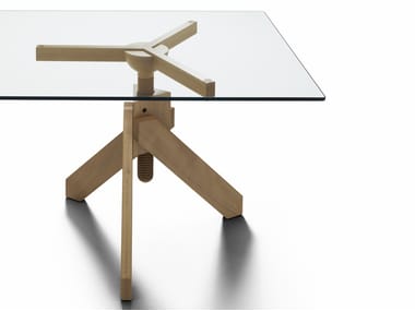 VIDUN | Rectangular table By DE PADOVA design Vico Magistretti