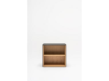 VIGA Open freestanding low wooden office shelving By MDD | design YONOH