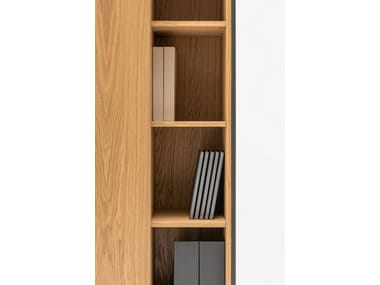 VIGA Tall wooden office storage unit with hinged doors By MDD | design ...