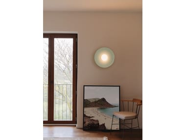 ARTIC CIRCLE LED fabric wall lamp By Milan Iluminación