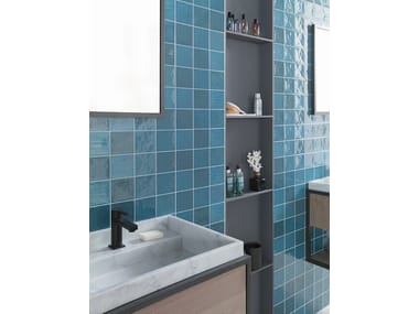 Wall Cladding RONDA AQUA WHITE & COLORS Collection By Porcelanosa
