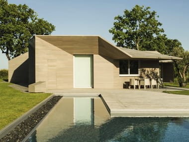 Wooden Façades and Ceiling Wood panel for facade By Ravaioli Legnami