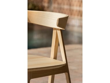 COMPASS | Wooden chair By Vergés design Estudi Manel Molina