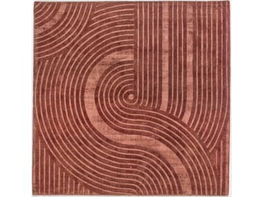 ZEN | Square rug Square rug in hand-crafted viscose By SITAP Carpet ...