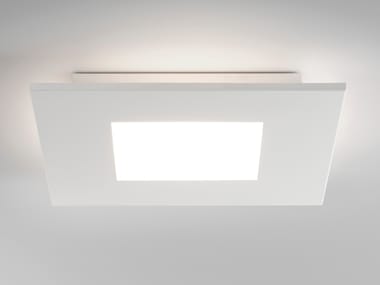 LED steel ceiling lamp ZERO SQUARE By Astro Lighting