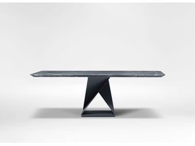 ZING Rectangular marble table By CAMERICH