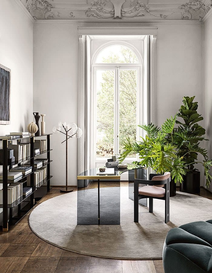 0419 | Chair Upholstered velvet chair with armrests By Gallotti&Radice