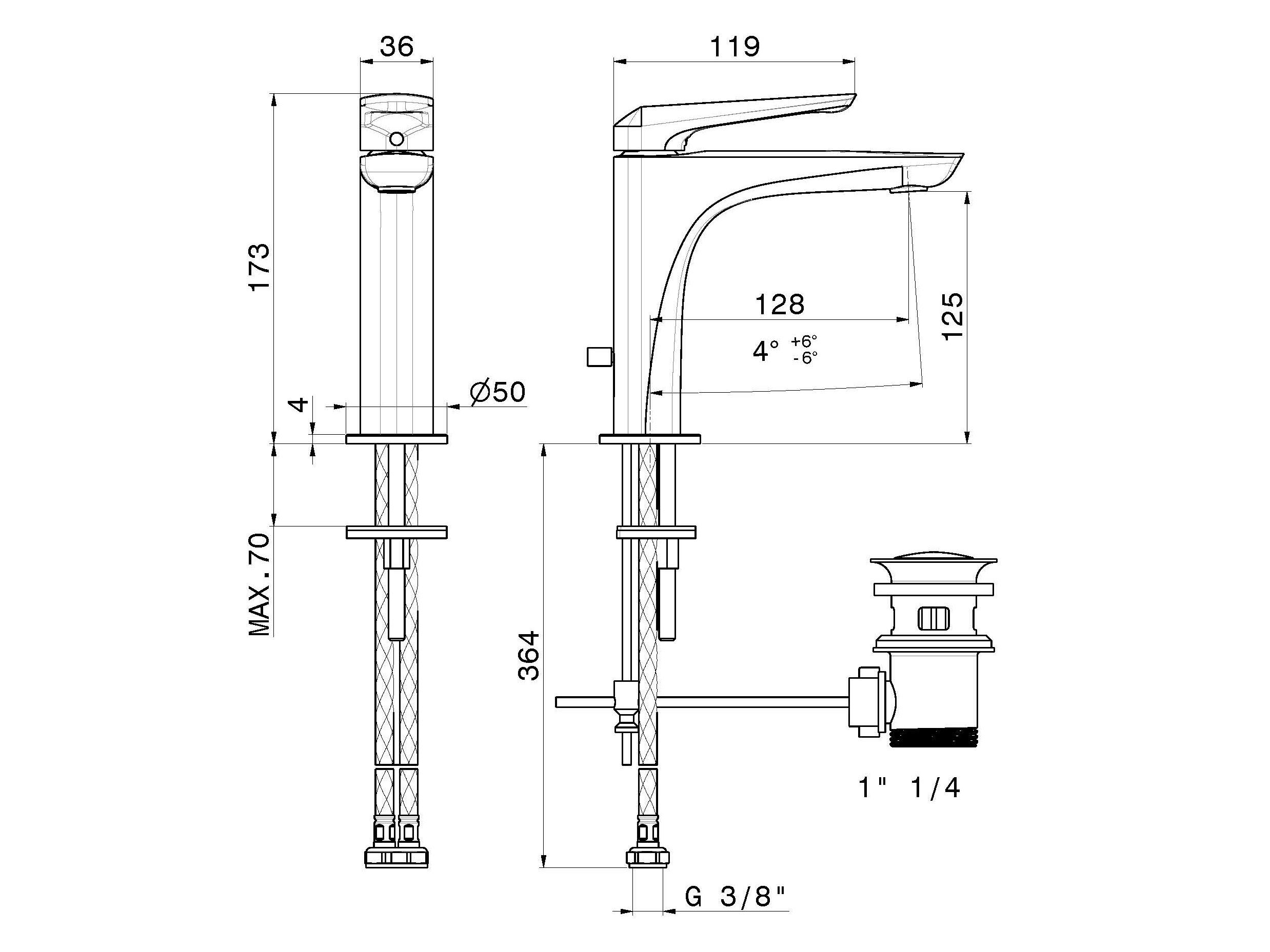 DELTA ZERO Torneira para lavatório By newform
