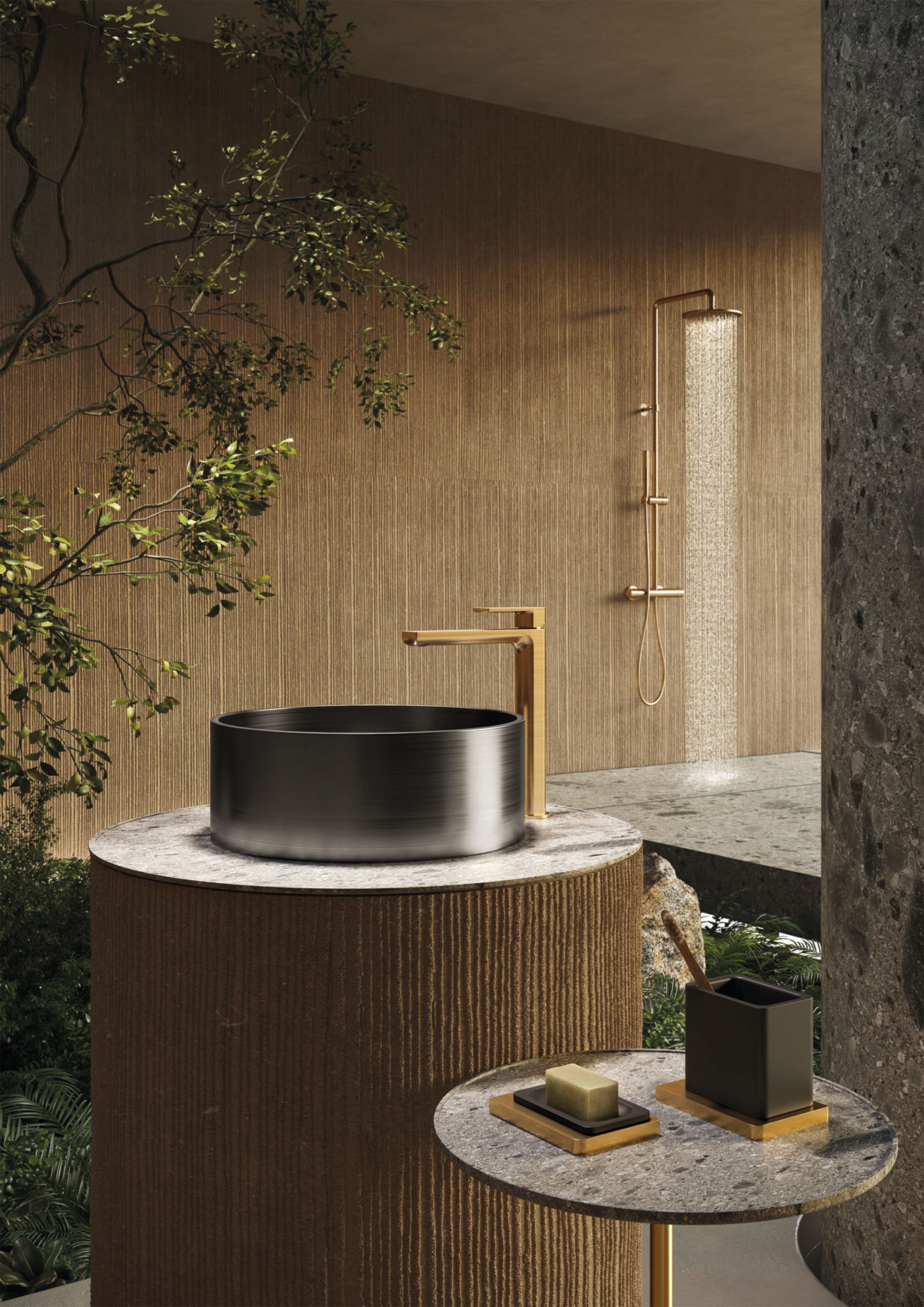 SOLO STEEL Washbasin By newform