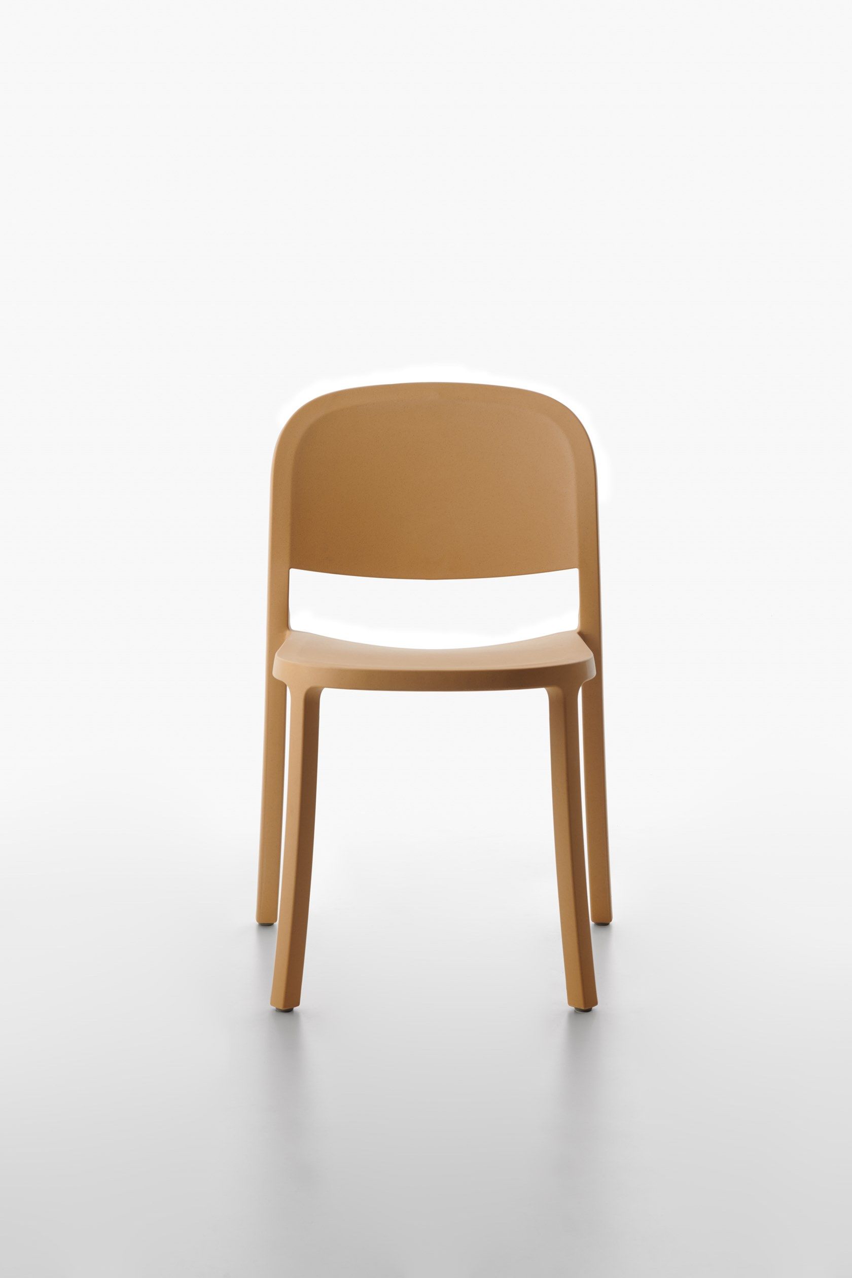 Stackable recycled material chair 1 INCH RECLAIMED By Emeco design ...