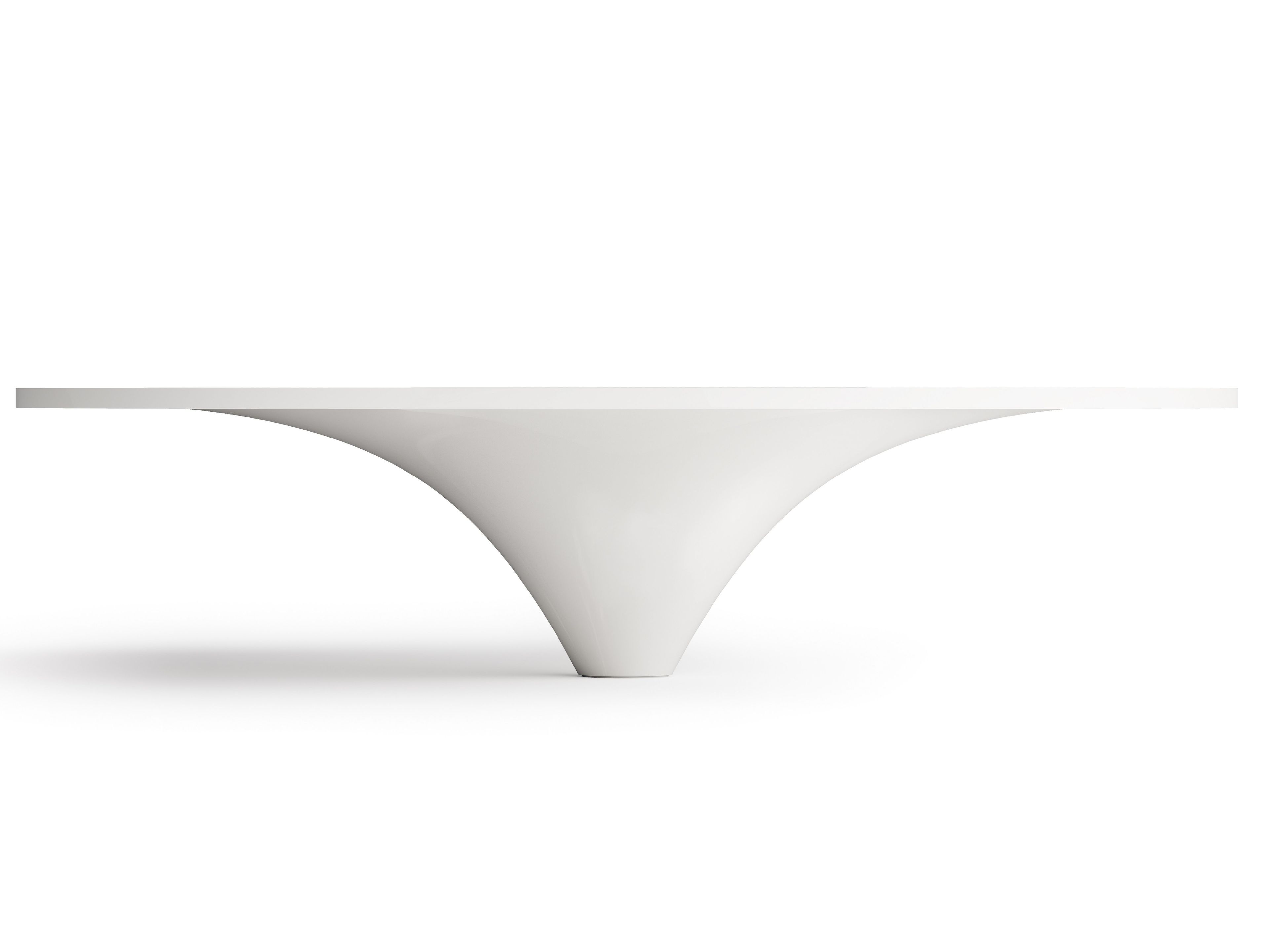 FRENCH CONCESSION Round Corian® table By De Padova | design Piero Lissoni