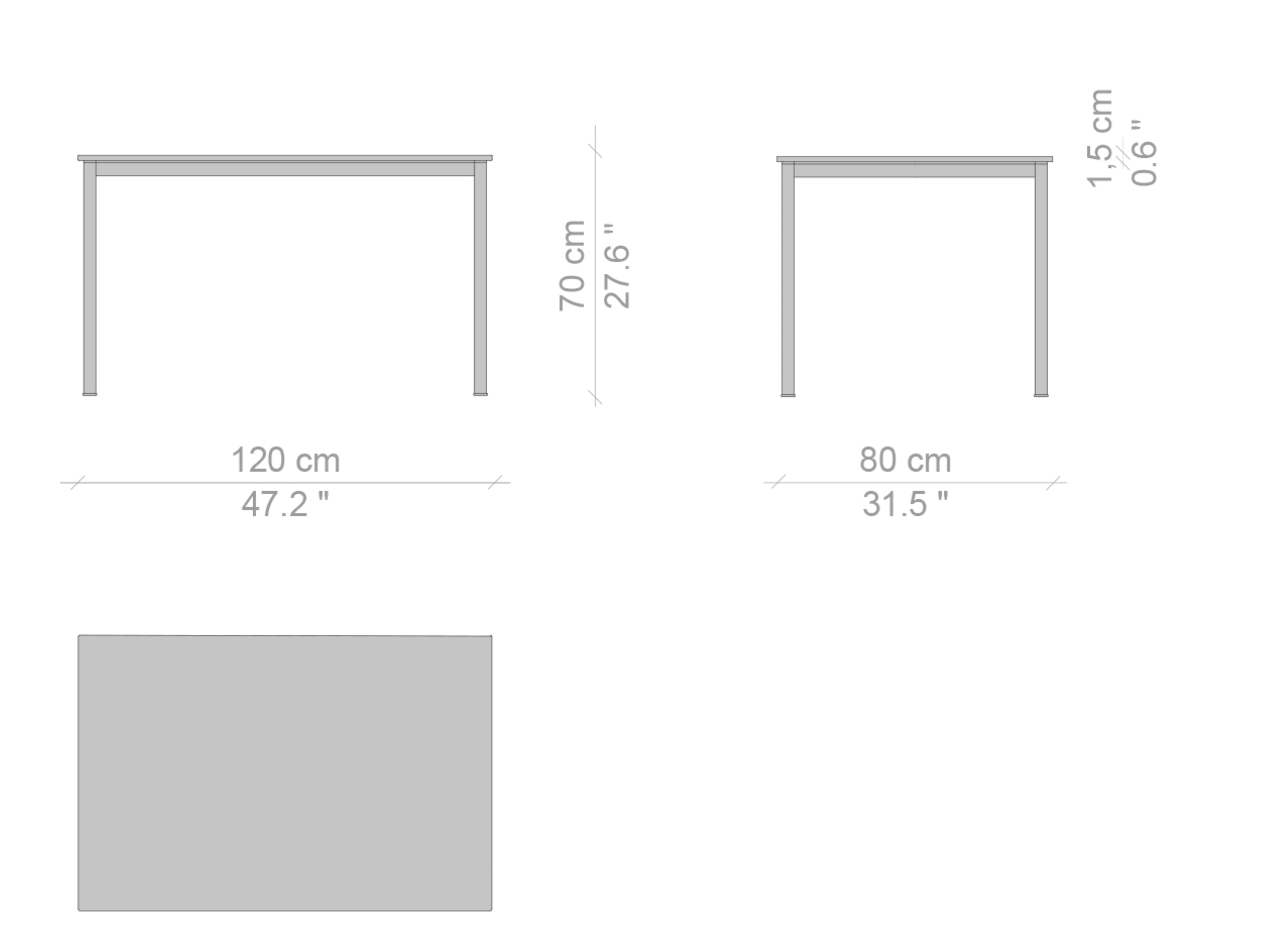 10 TABLE EN TUBE 桌子 By Cassina | design Le Corbusier, Pierre Jeanneret ...