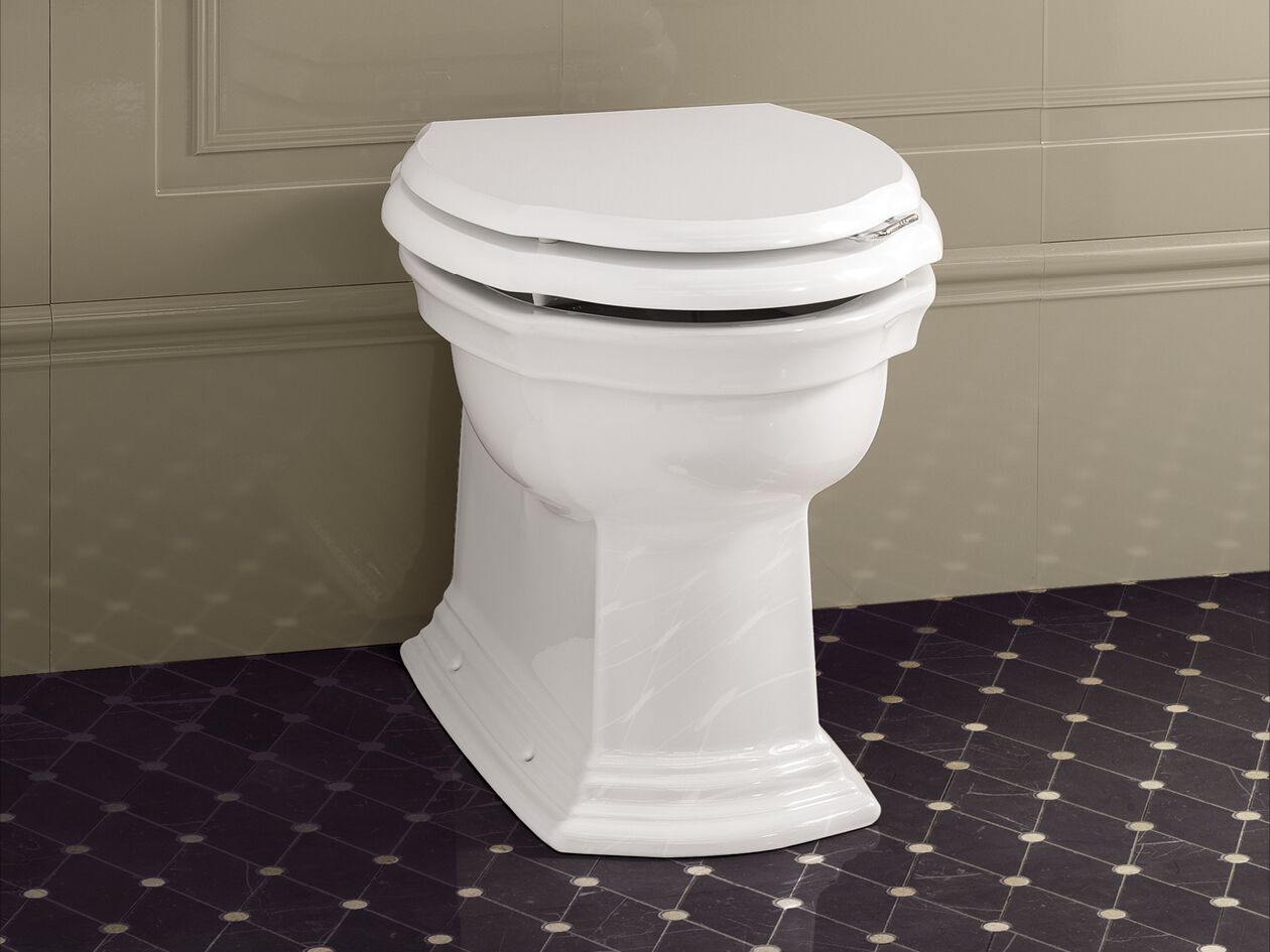 WESTMINSTER Floor mounted porcelain toilet By Devon&Devon