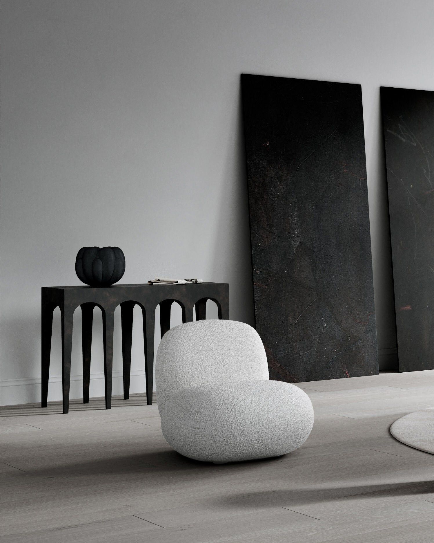 BOW CONSOLE BIG Rectangular fiber cement console table By 101 ...