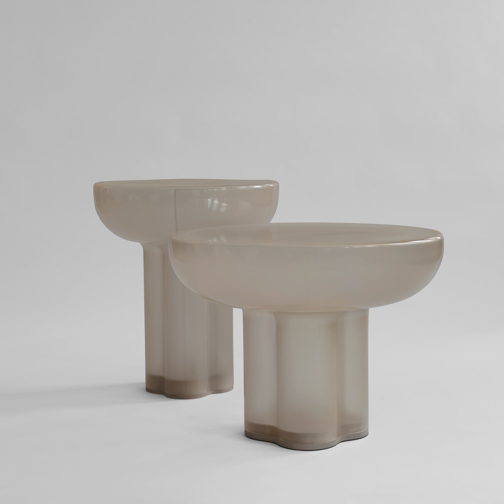 CROWN TABLE TALL Glass high side table By 101 Copenhagen | design Tommy ...