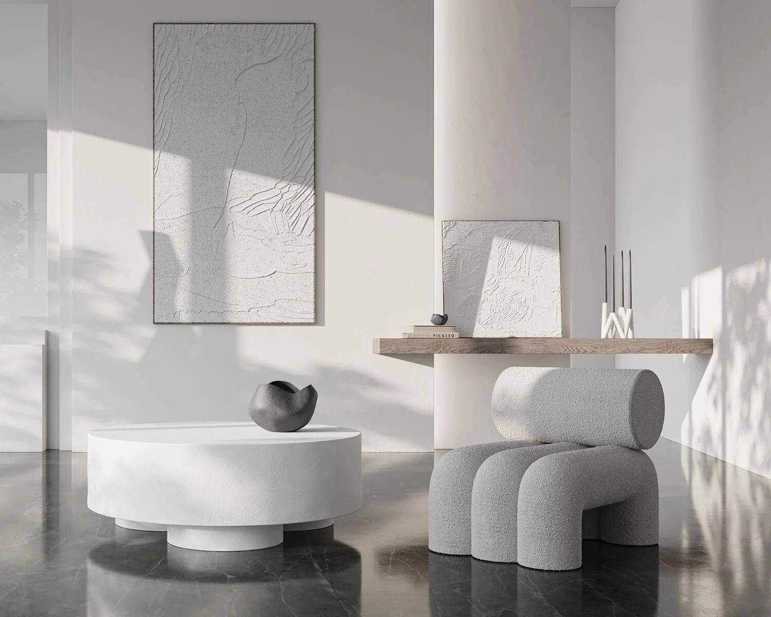 FOKU CHAIR BOUCLE' Fauteuil By 101 Copenhagen