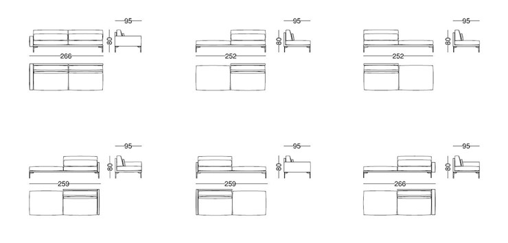 110 MODERN | Corner sofa By Vibieffe design Gianluigi Landoni