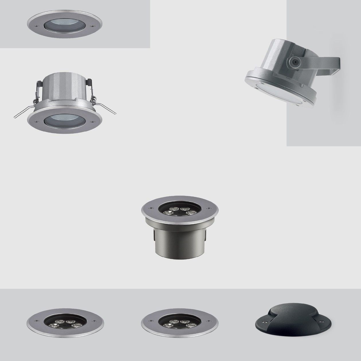 Walkover light Walkable steplight 1200 MINI Roll Over 1 opening By Platek