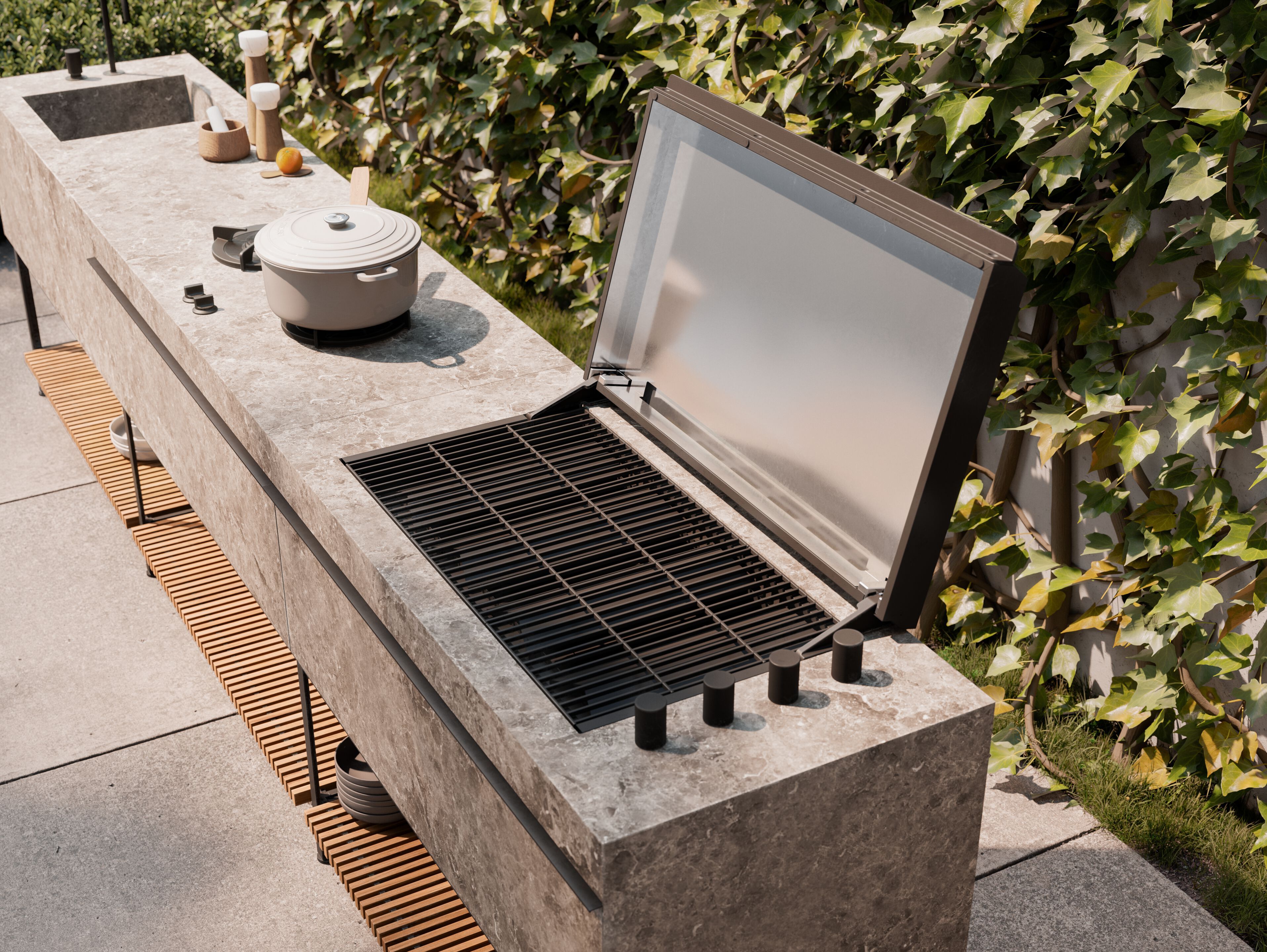 BASE Outdoor kitchen By Kettal