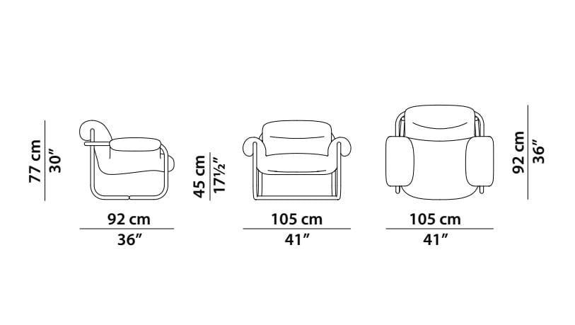 SO GOOD Armchair By Baxter