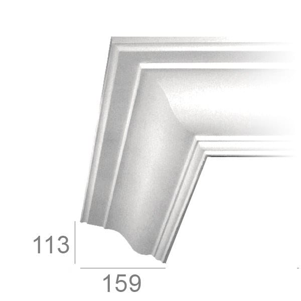 194 | Cornisa Cornisa de yeso By GESSO