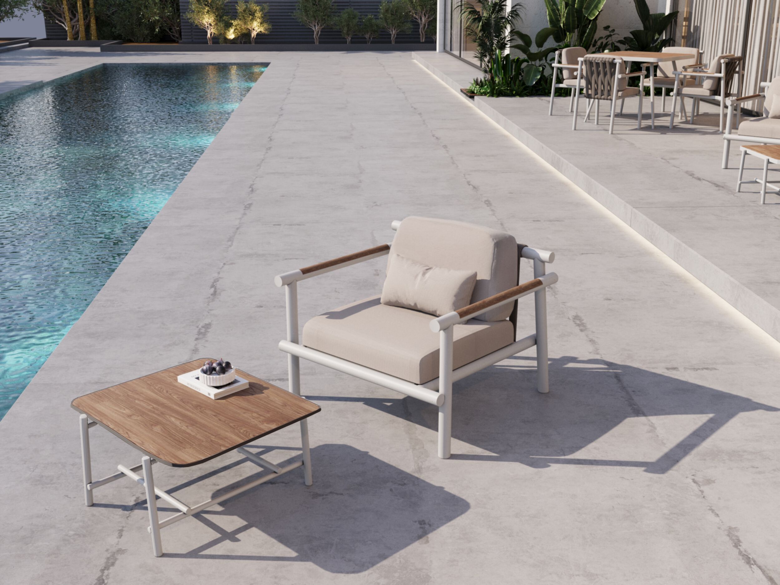 AURORA Garden armchair By 10Deka