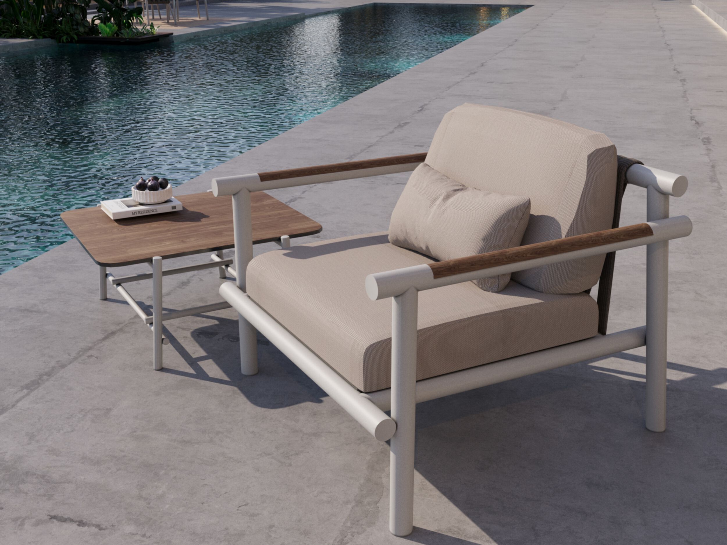 AURORA Garden armchair By 10Deka