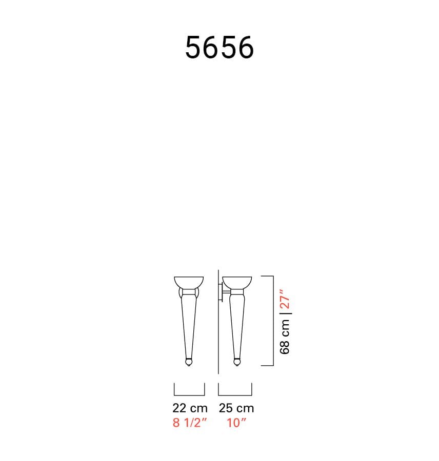 TORVIK Wall lamp By Barovier&Toso Vetrerie Artische Riunite