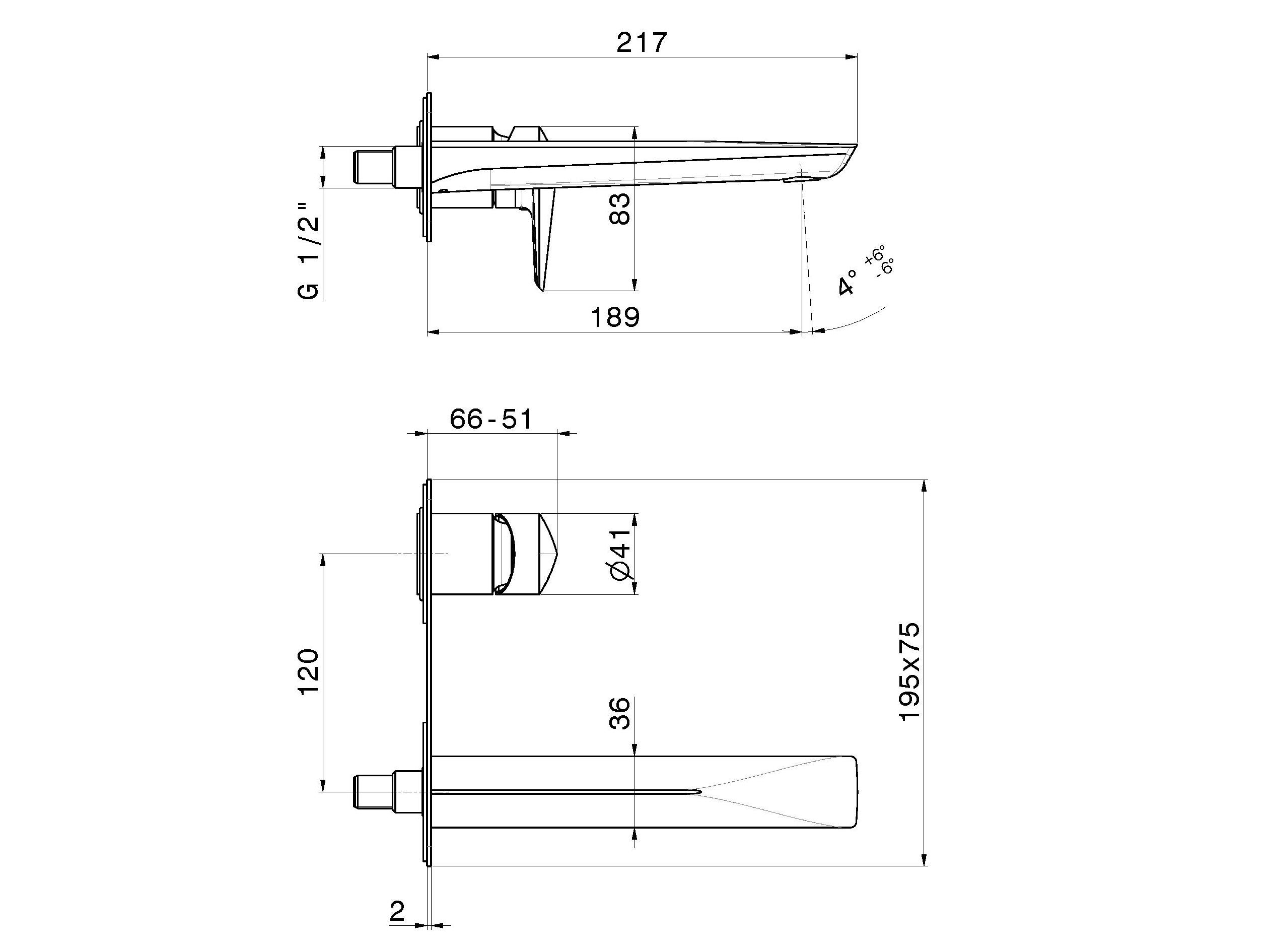 DELTA ZERO Rubinetto per lavabo By newform