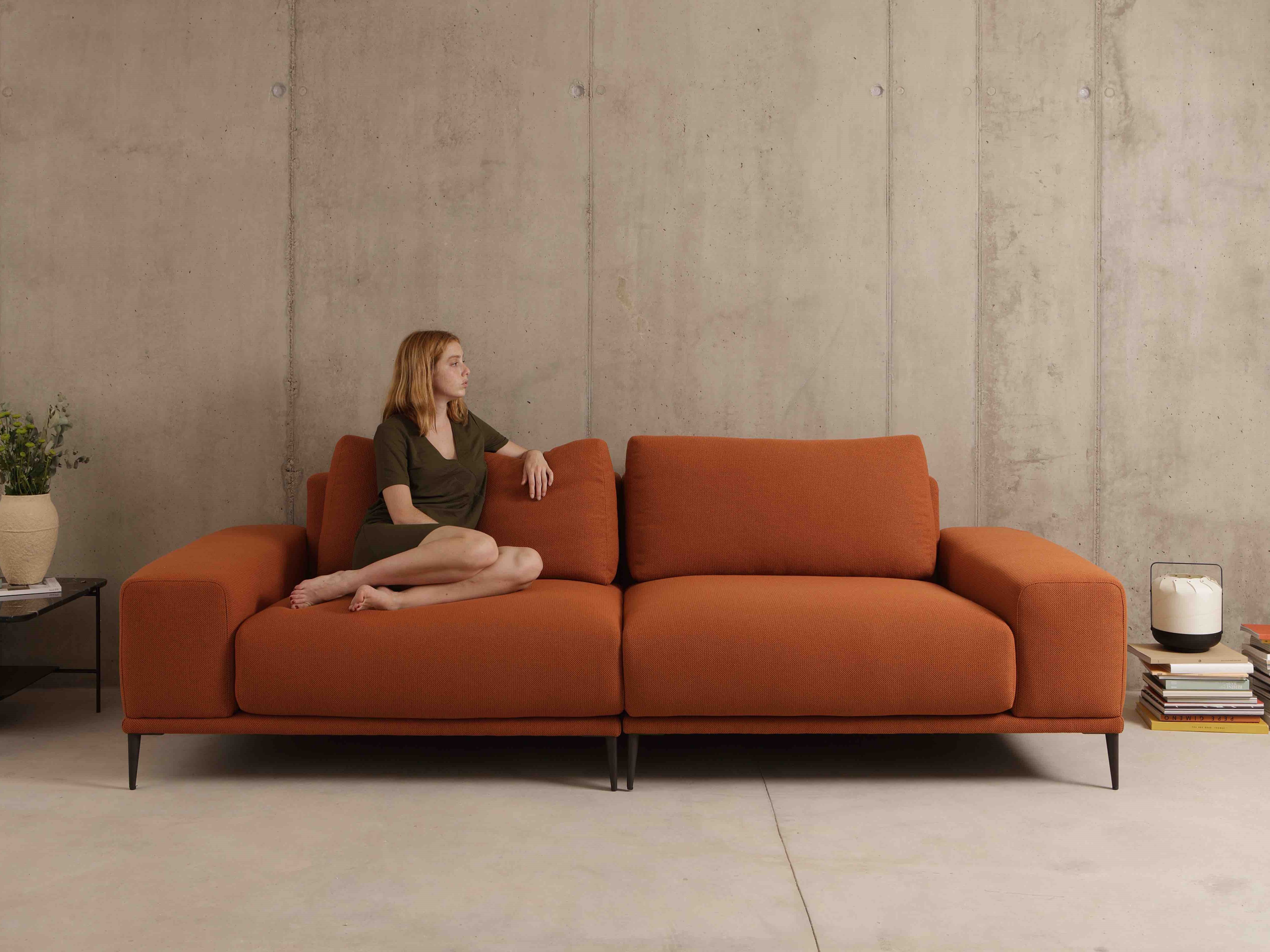ODIL | 2 seater sofa By Lebom