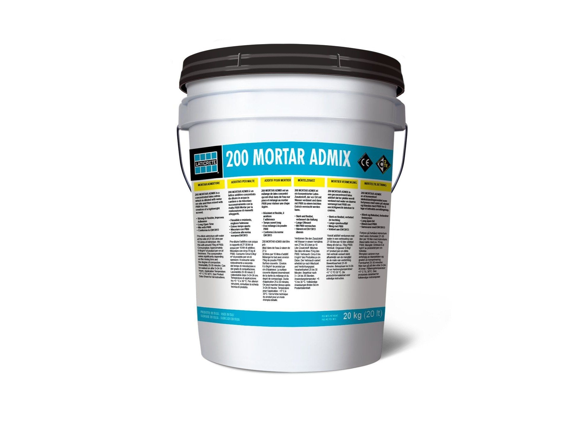 Additive for cement and concrete 200 MORTAR ADMIX By LATICRETE