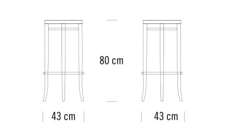 204 PH Barstool By Thonet | design Gebrüder Thonet