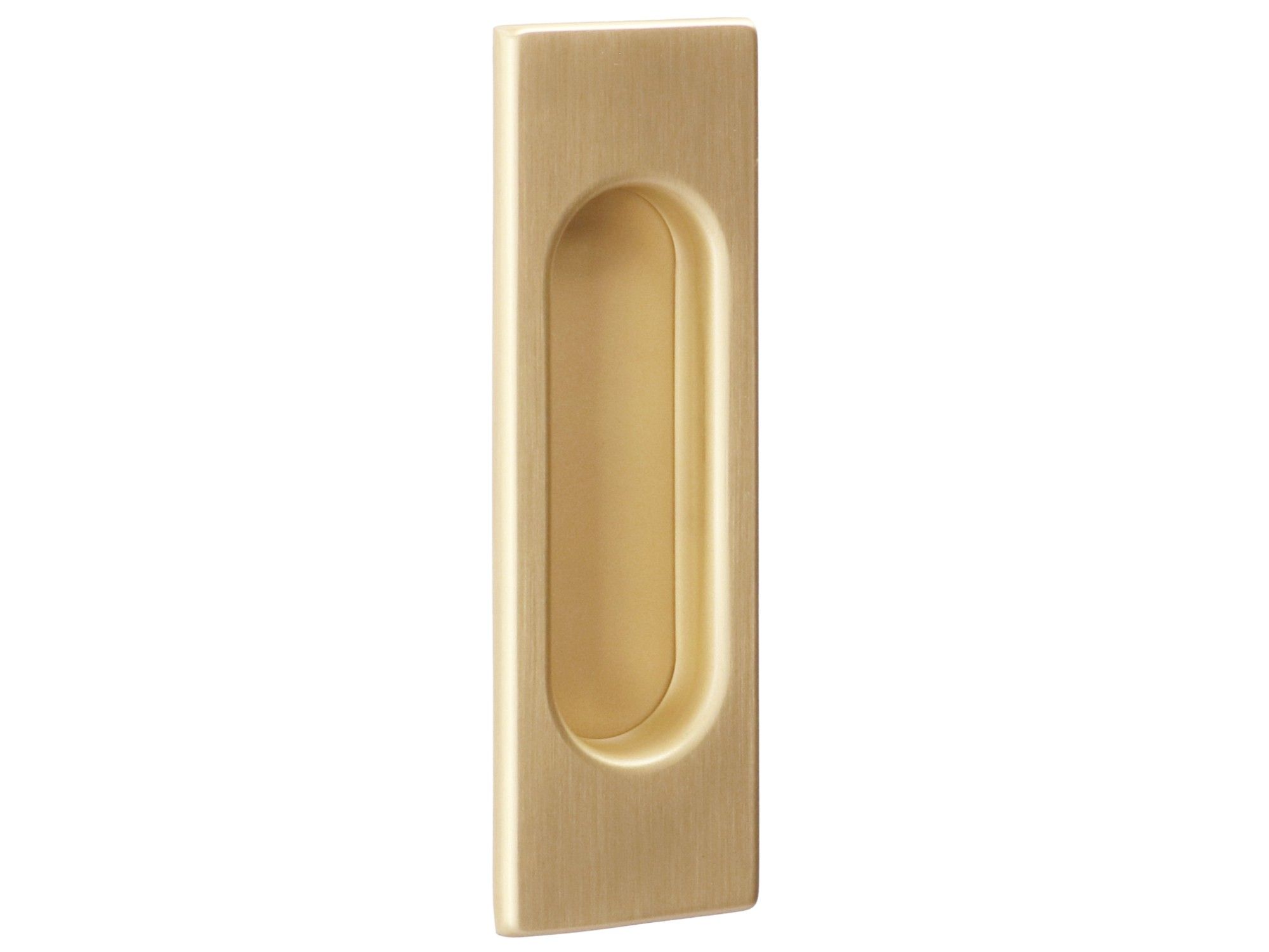 219-00 Recessed brass door handle By Quincalux
