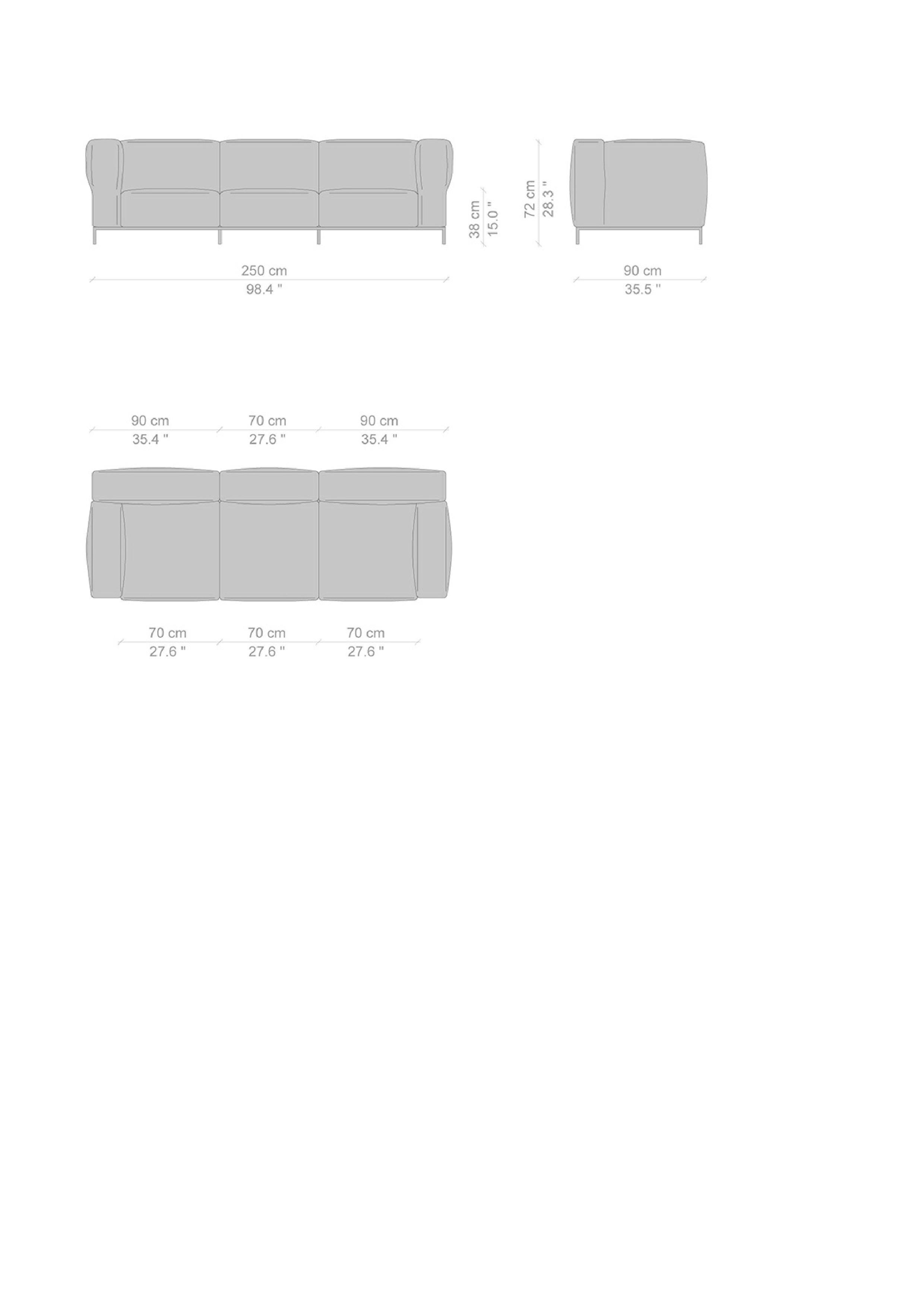 MEX HI | Sofa By Cassina design Piero Lissoni