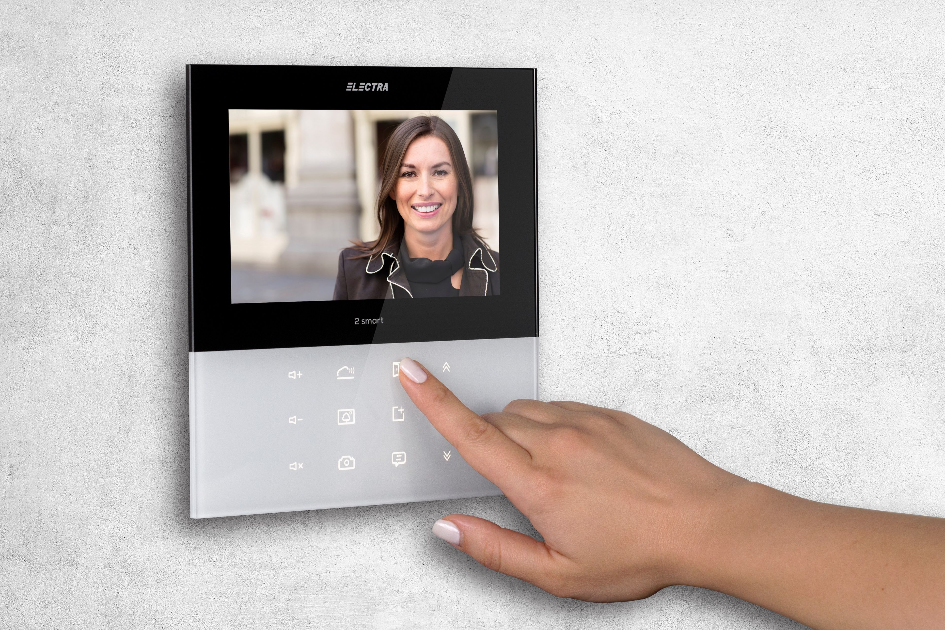 7 "video terminal for video door entry system 2SMART 7" By ELECTRA