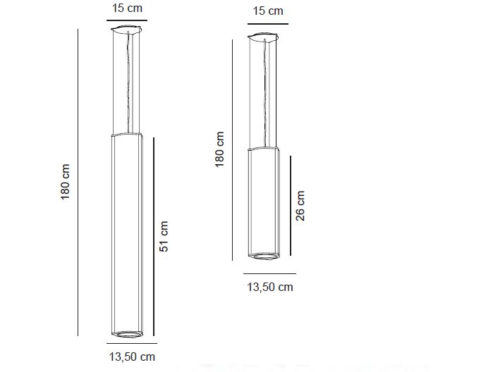 TOTEM II Pendant lamp By Alma light