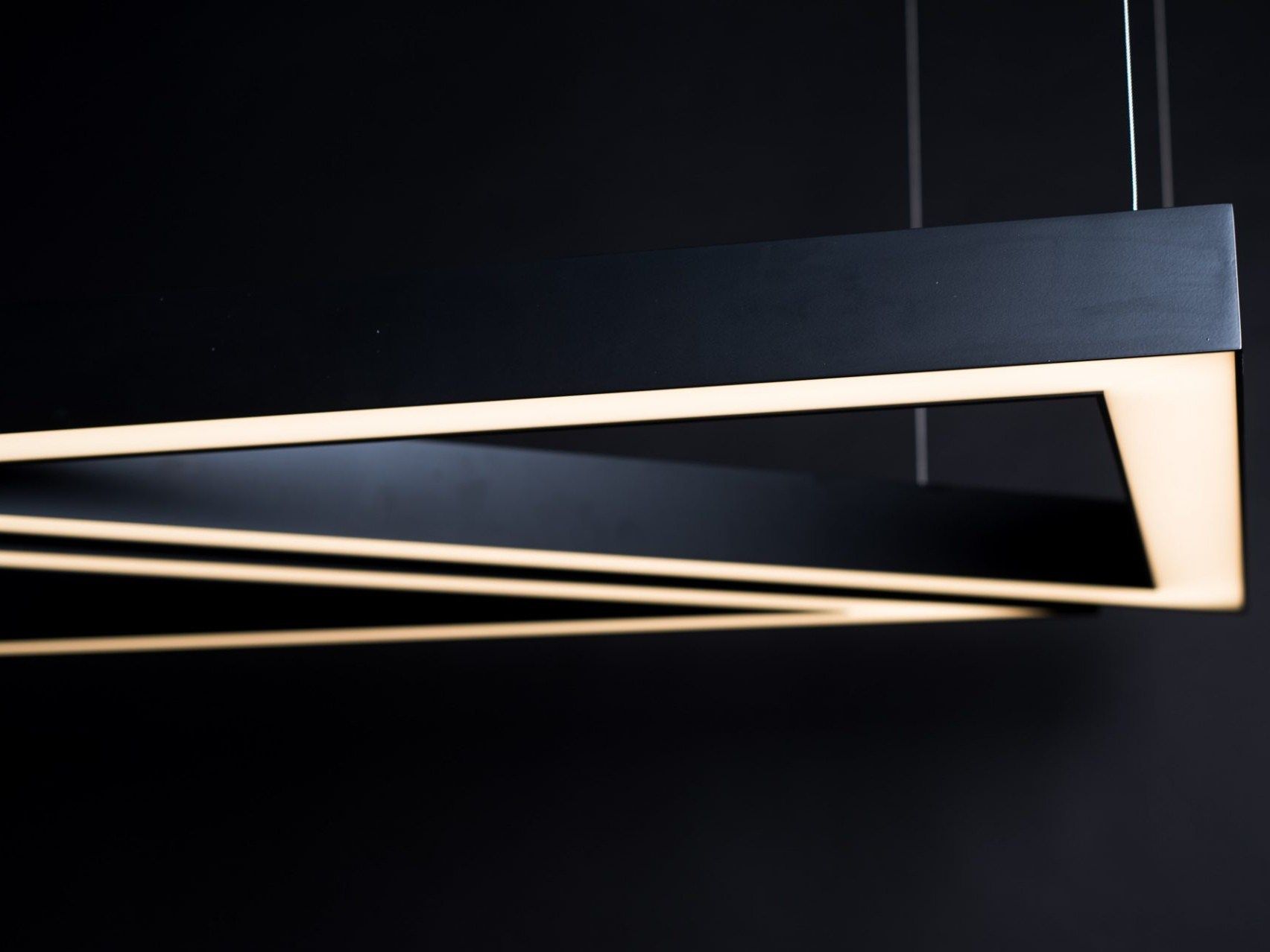 LED pendant lamp with dimmer 3-4-5 By Karice design Maurice Laurent Dery