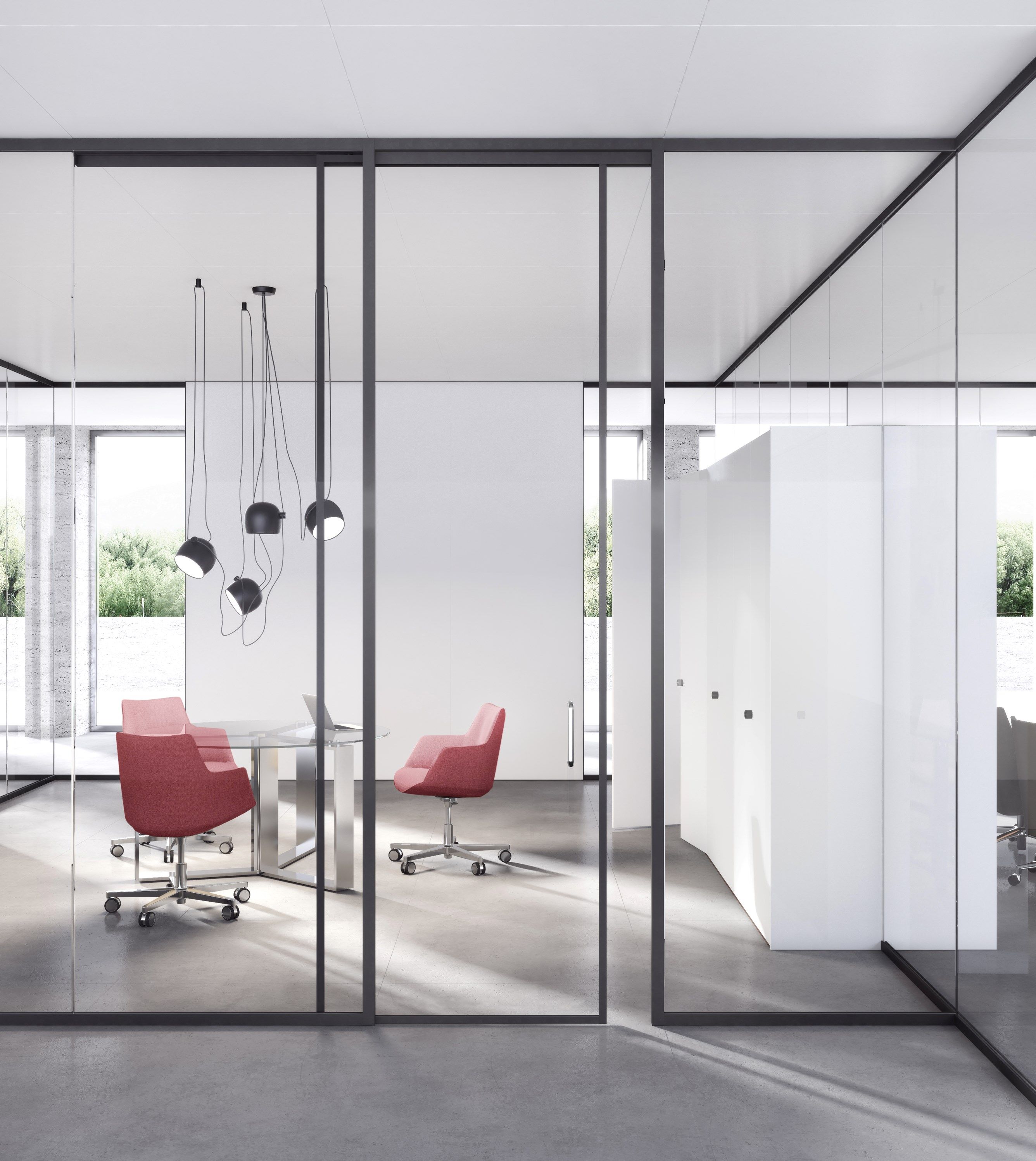 3-6-9 Tempered glass office partition By ESTEL GROUP