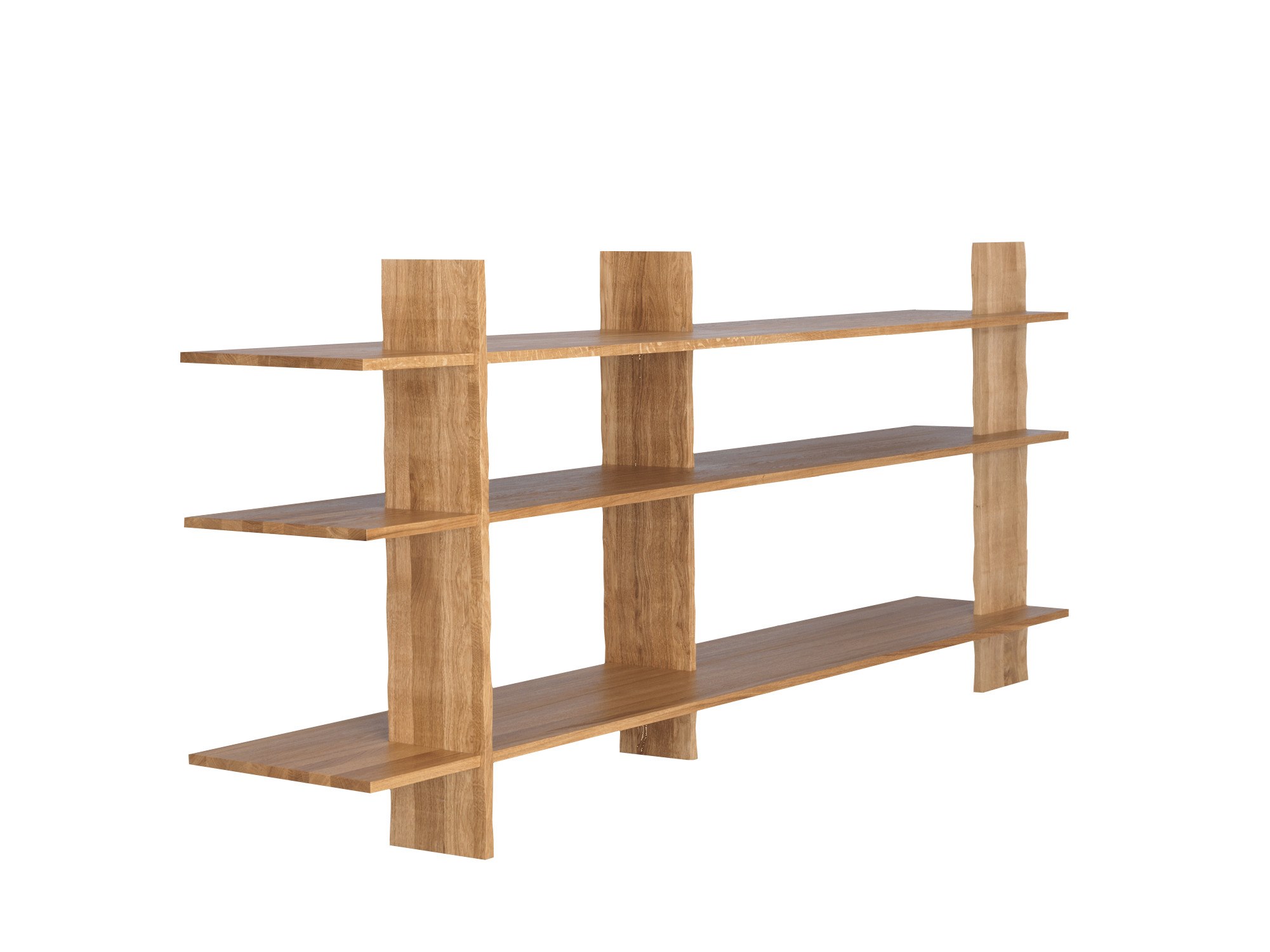 Open freestanding wooden bookcase 3°REGAL By ZEITRAUM design Aero ...