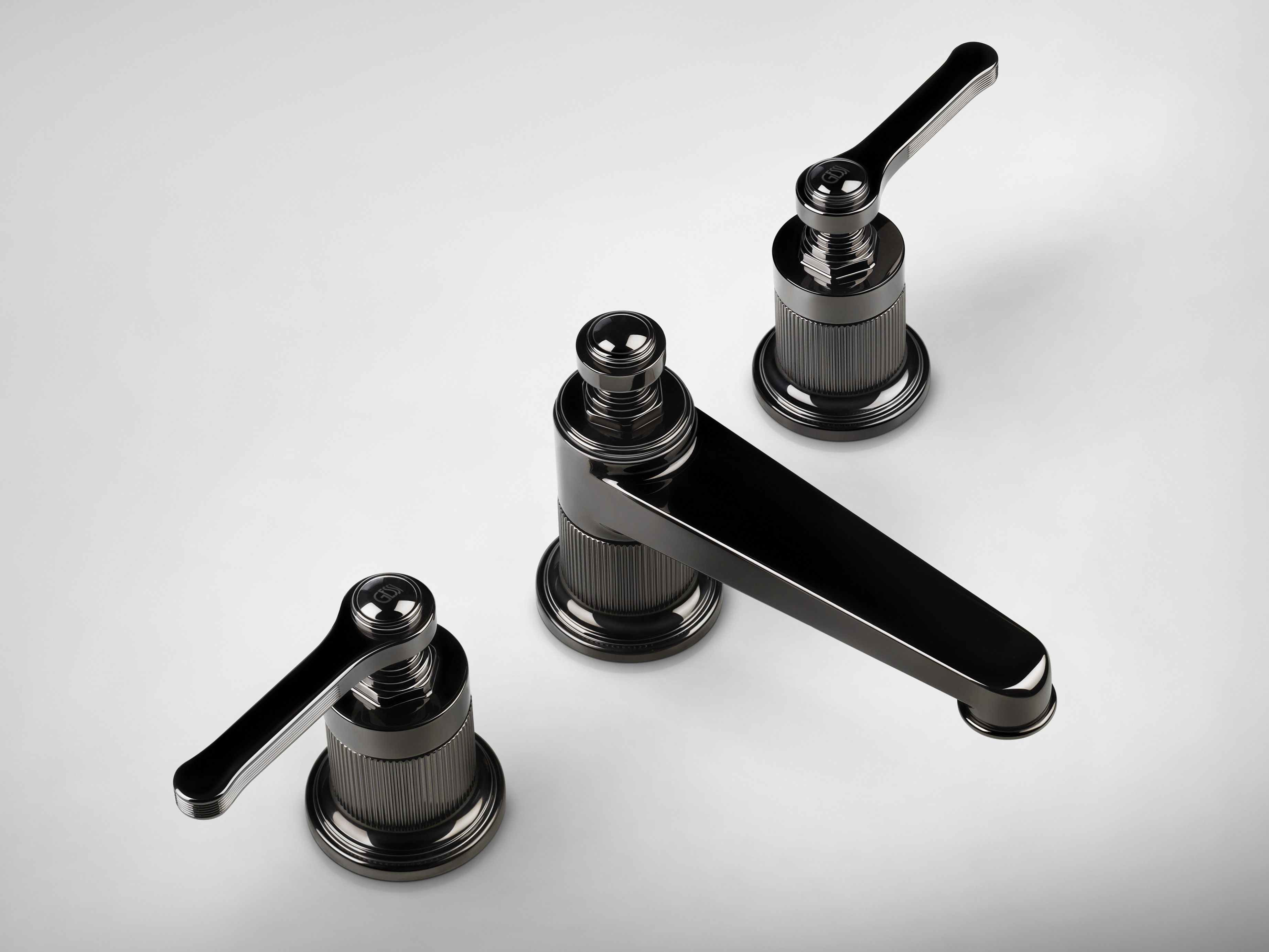 VENTI20 3 hole countertop metal washbasin mixer By Gessi | design ...